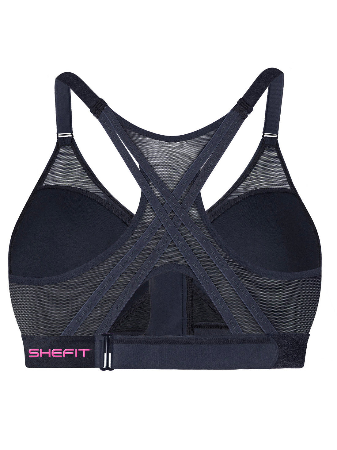 Exhilarate Sports Bra - Black and Pink – SHEFIT